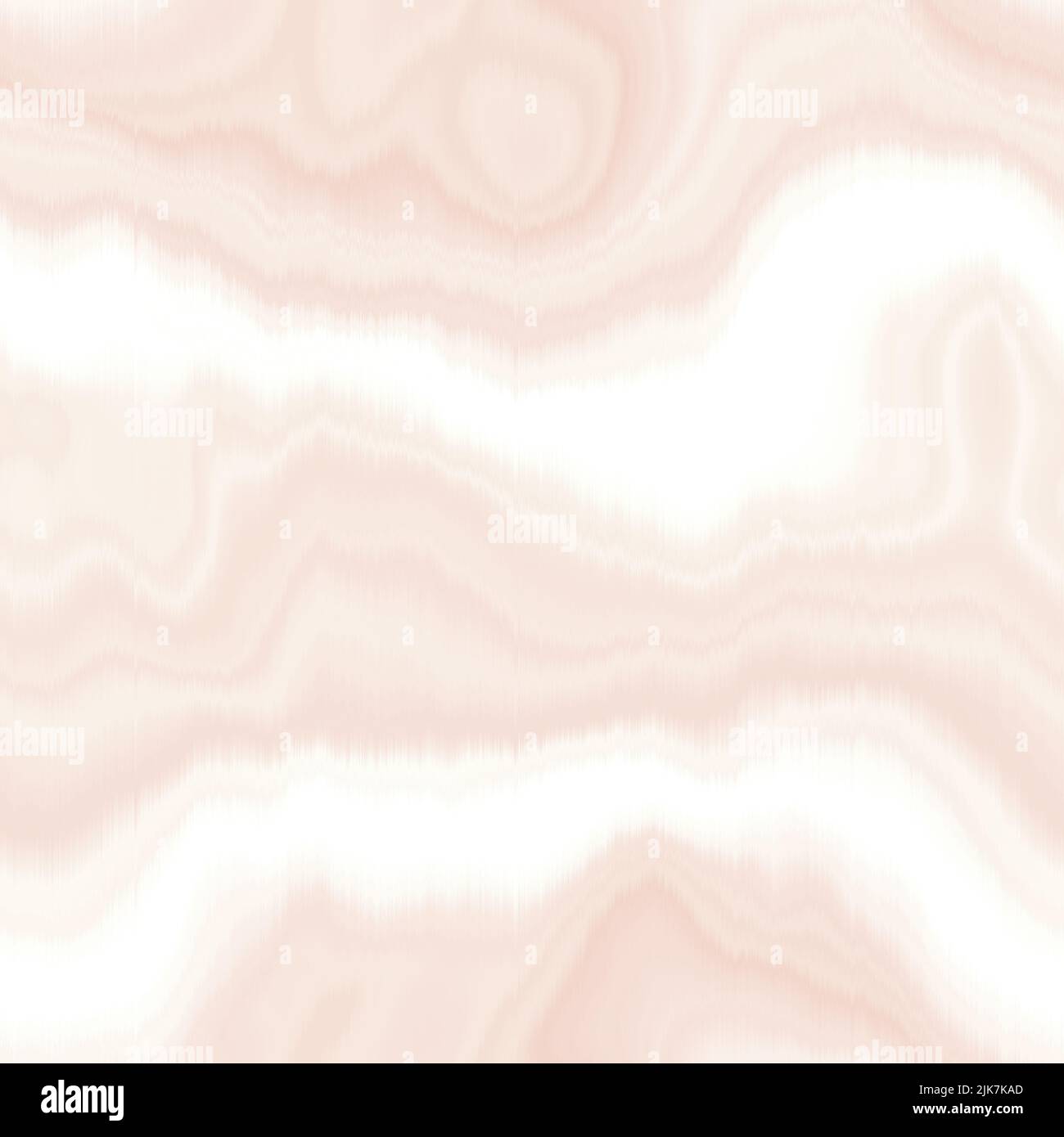 Soft wavy tie dye stripe seamless pattern. Pink white organic irregular ...