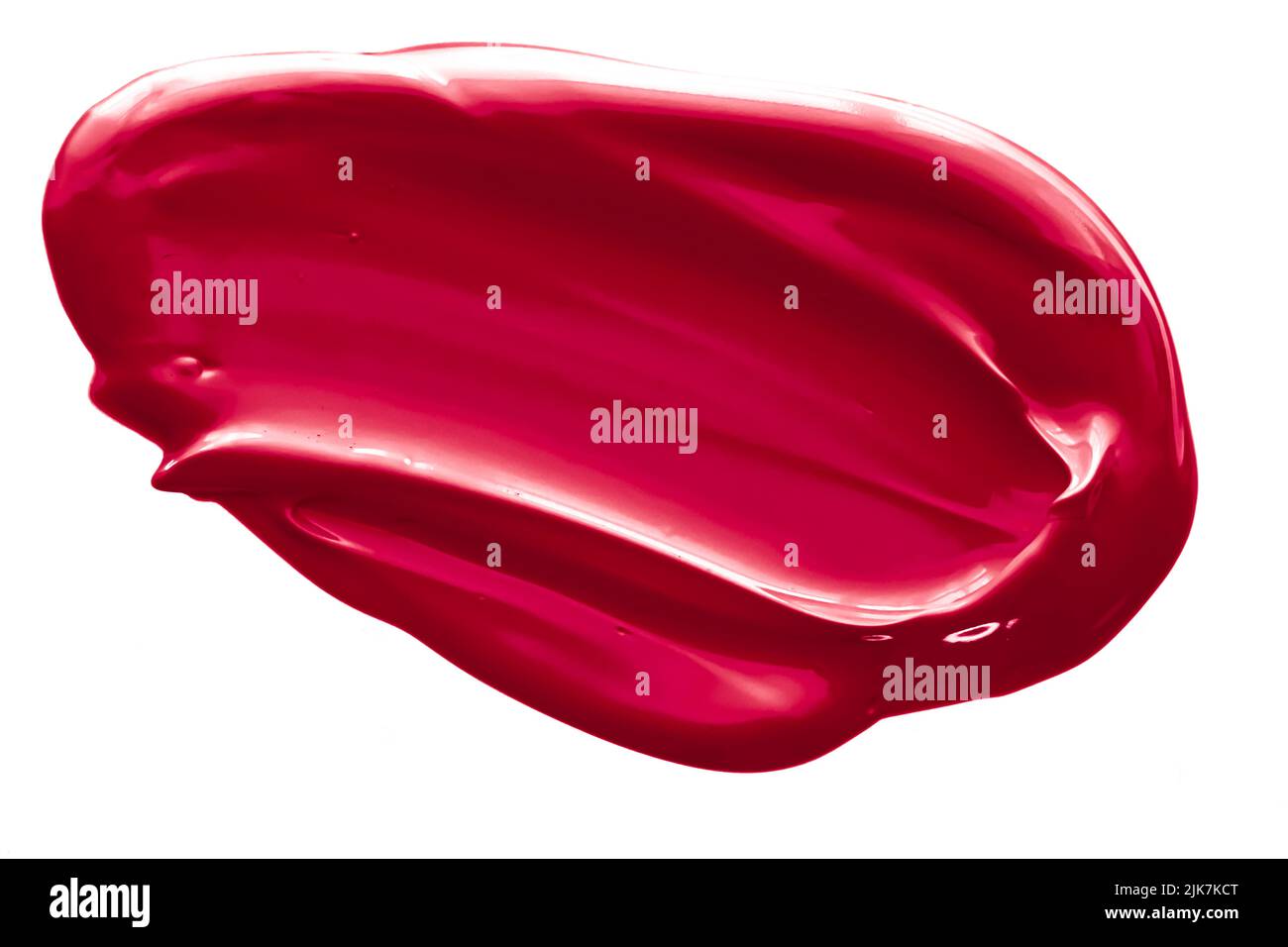 Red beauty swatch, skincare and makeup cosmetic product sample texture ...