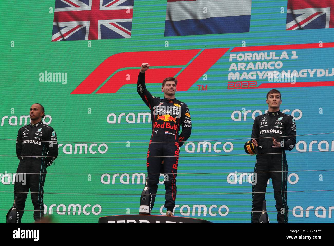 Mercedes amg f1 race winner max verstappen hi-res stock photography and ...