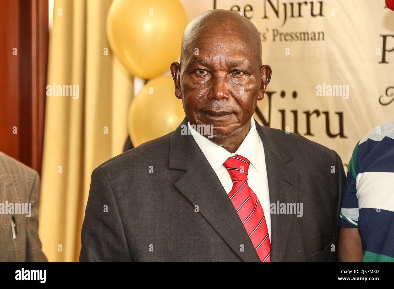 Nakuru, Kenya. 31st July, 2022. Lee Njiru, 73, former Kenya's president ...