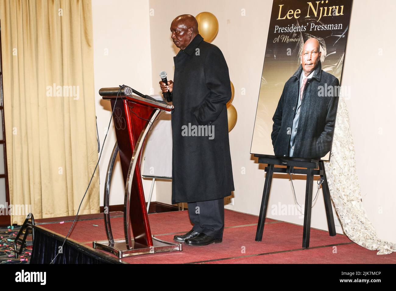 Nakuru, Kenya. 31st July, 2022. Lee Njiru, 73, former Kenya's president ...