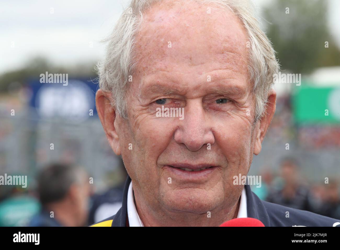 MOGYOROD, BUDAPEST, Hungary. 31st July, 2022. Dr. Helmut MARKO, former ...