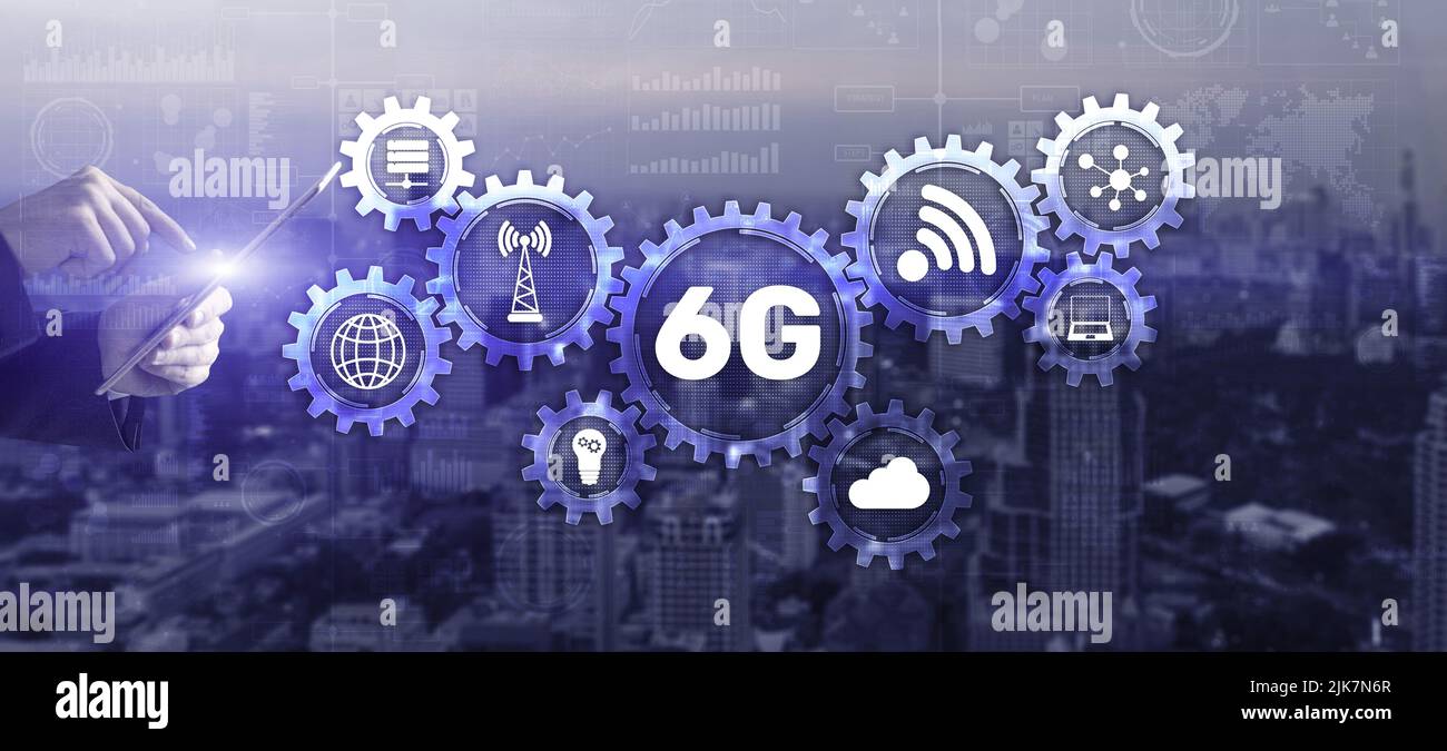 6G Modern Industry High Speed Communication Technology Stock Photo - Alamy