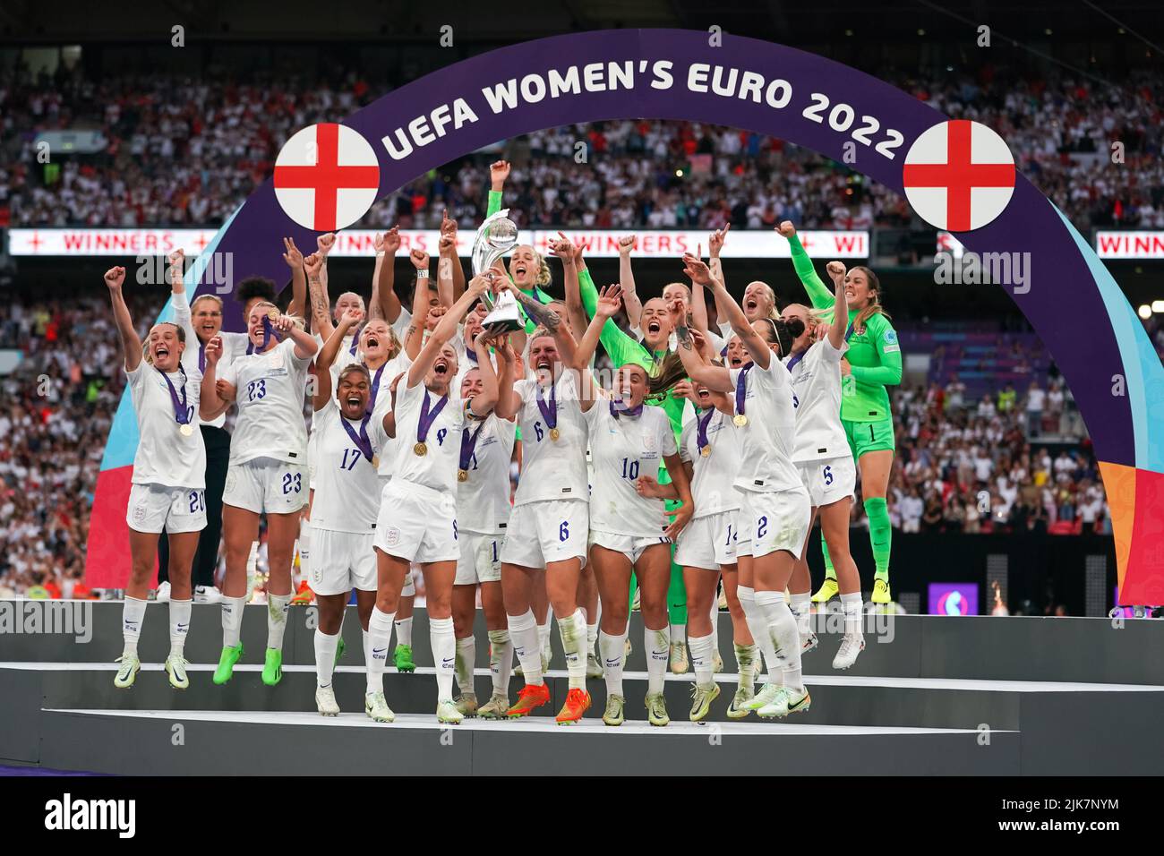 Women's euros final winners hi-res stock photography and images - Alamy