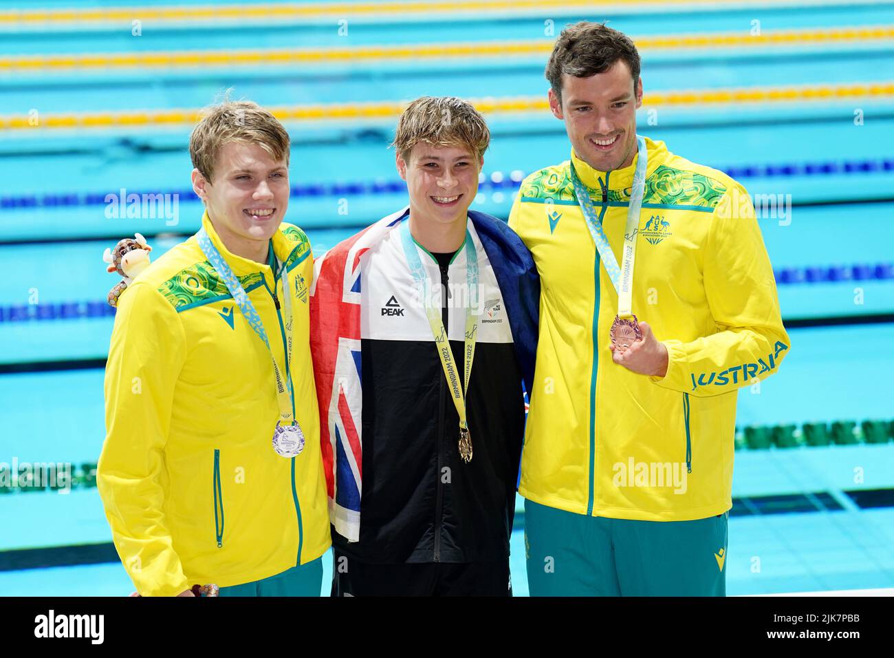 Australia’s Blake Cochrane with his Bronze Medal (right), Australia’s ...