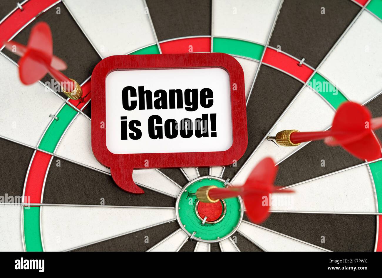 Business concept. On the darts are darts and a sign with the ...