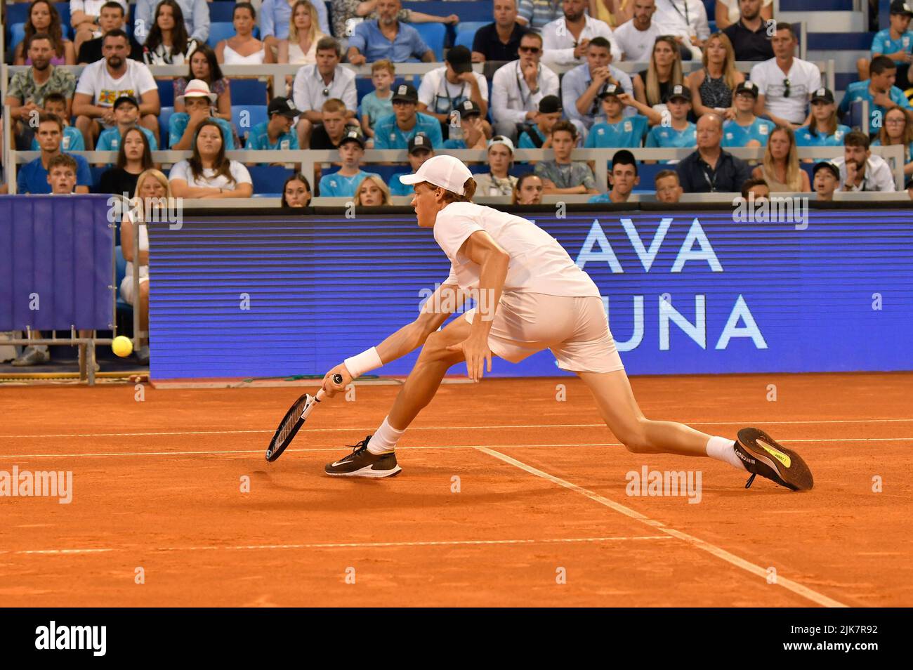 Umago, Umago, Croatia, July 31, 2022, Jannik Sinner (it) during ATP ...