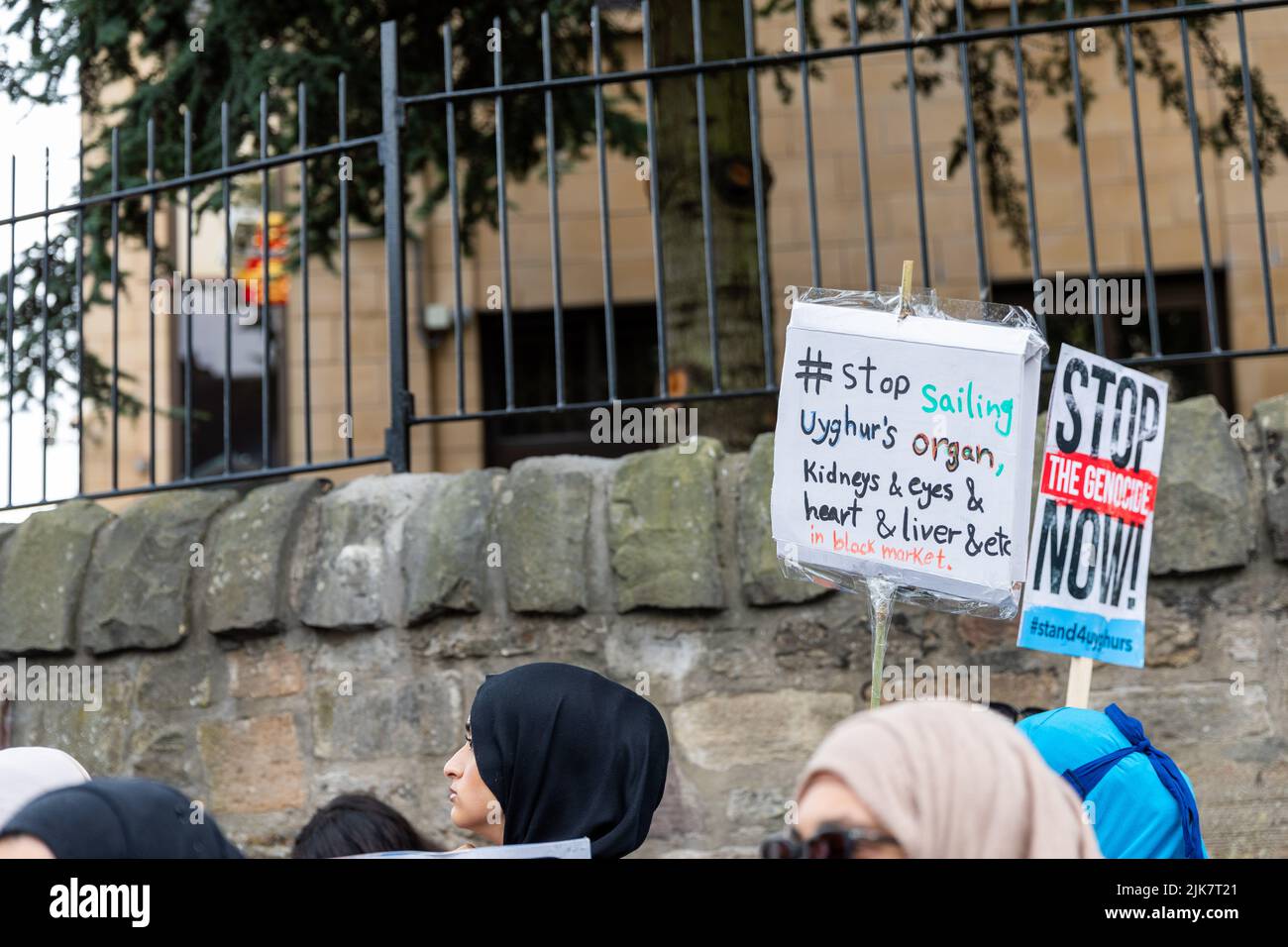 A Stand 4 Uyghur protest took place on 31st July 20222 outside the ...