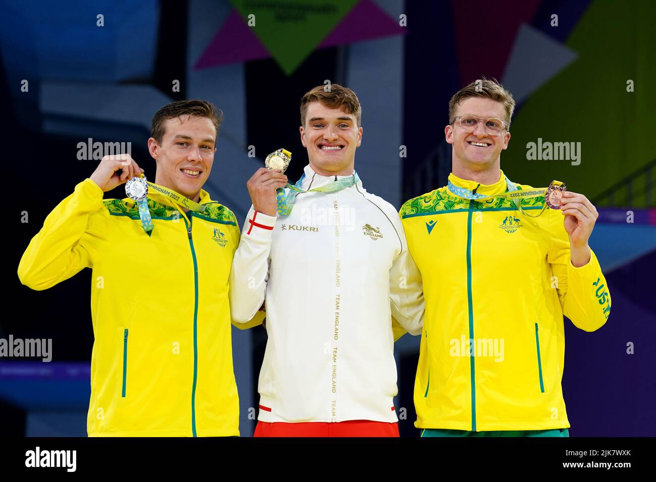 Australia’s Sam Williamson with his Bronze Medal (right), Australia’s ...