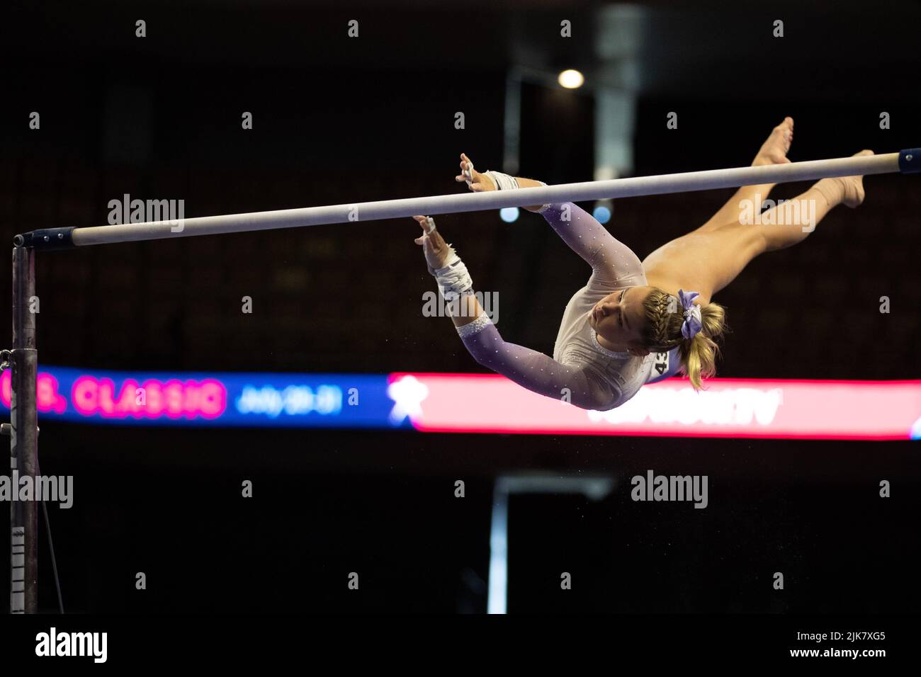 July 30, 2022: Charlotte Booth from Brandy Johnson's competes during ...