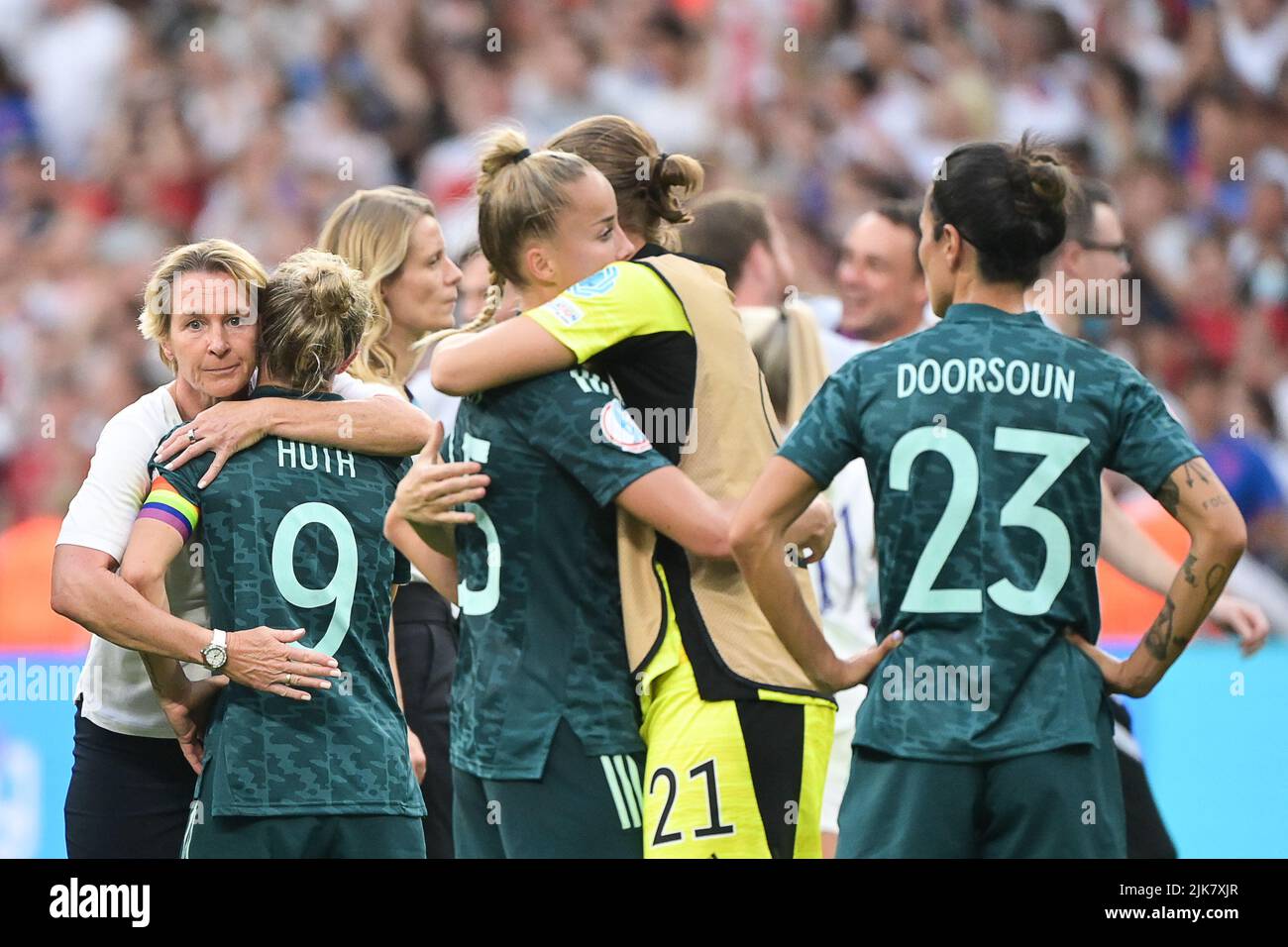 London, UK. 31st July, 2022. Women's soccer, European Championship 2022 ...