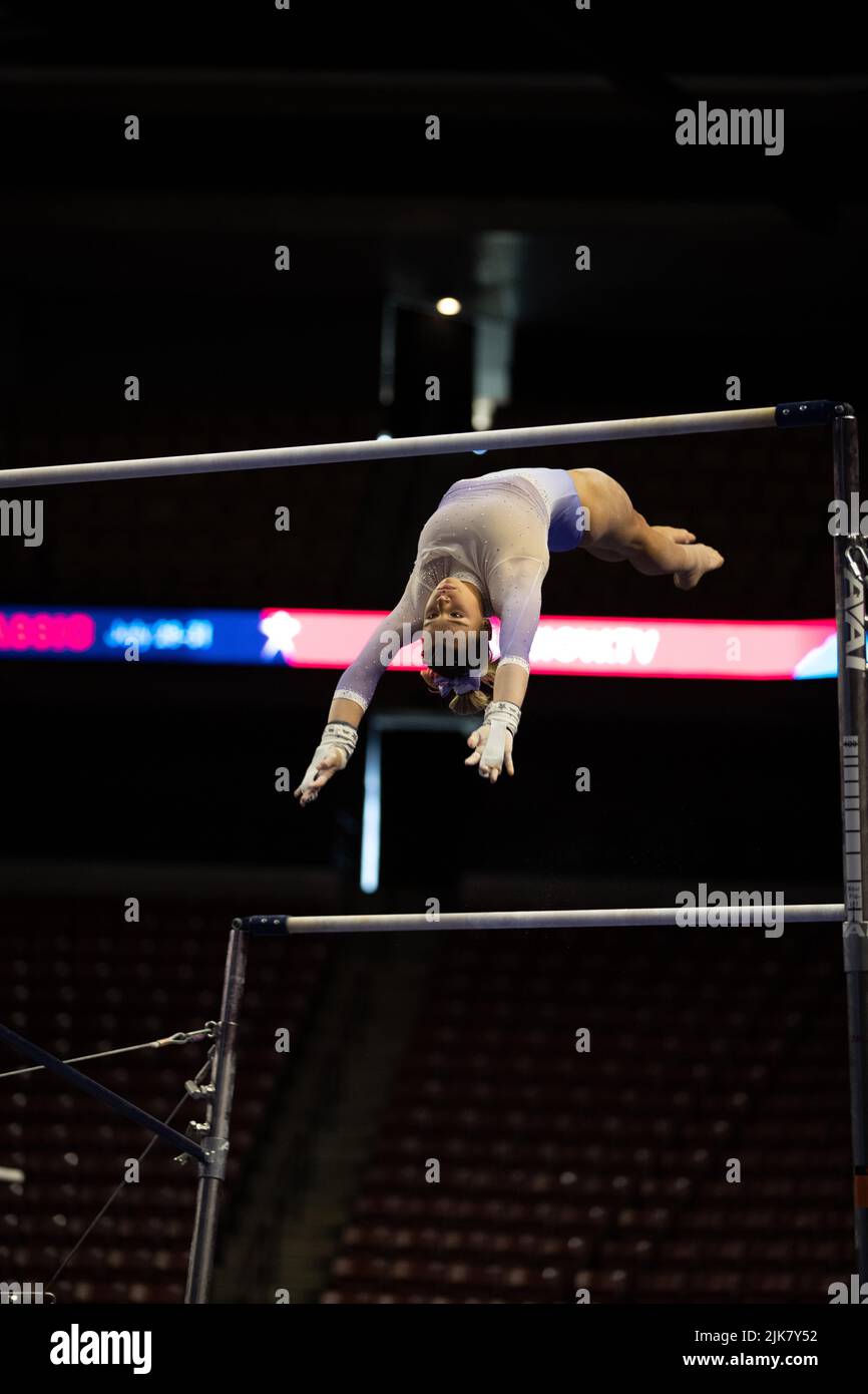 July 30, 2022: Charlotte Booth from Brandy Johnson's competes during ...