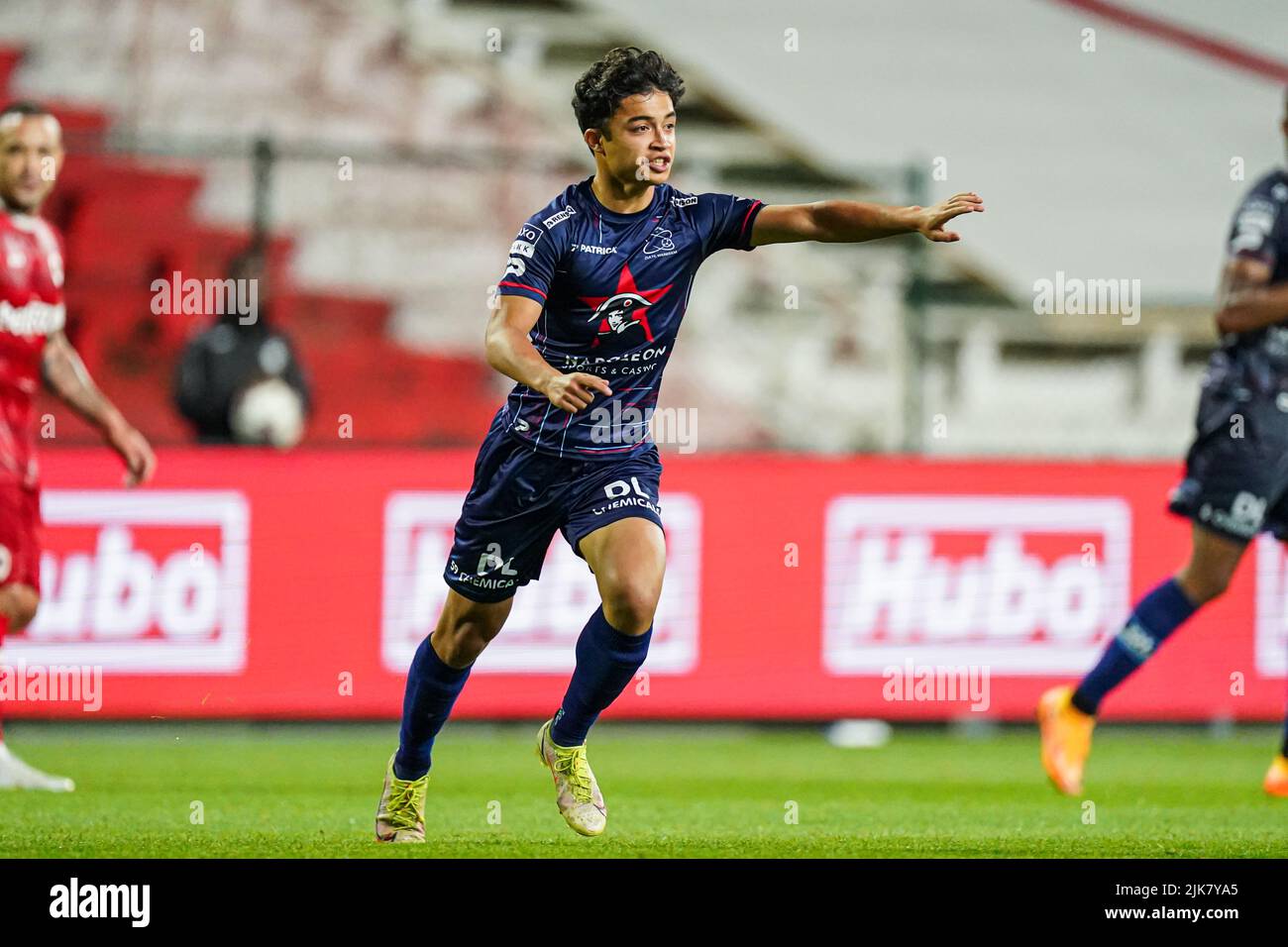 ANTWERPEN, BELGIUM - JULY 31: Dylan Demuynck of sv Zulte Waregem during ...