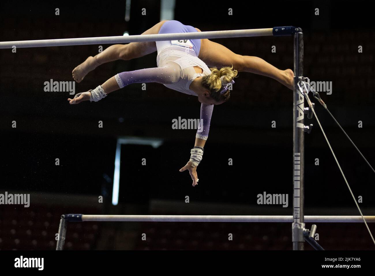 July 30, 2022: Charlotte Booth from Brandy Johnson's competes during ...