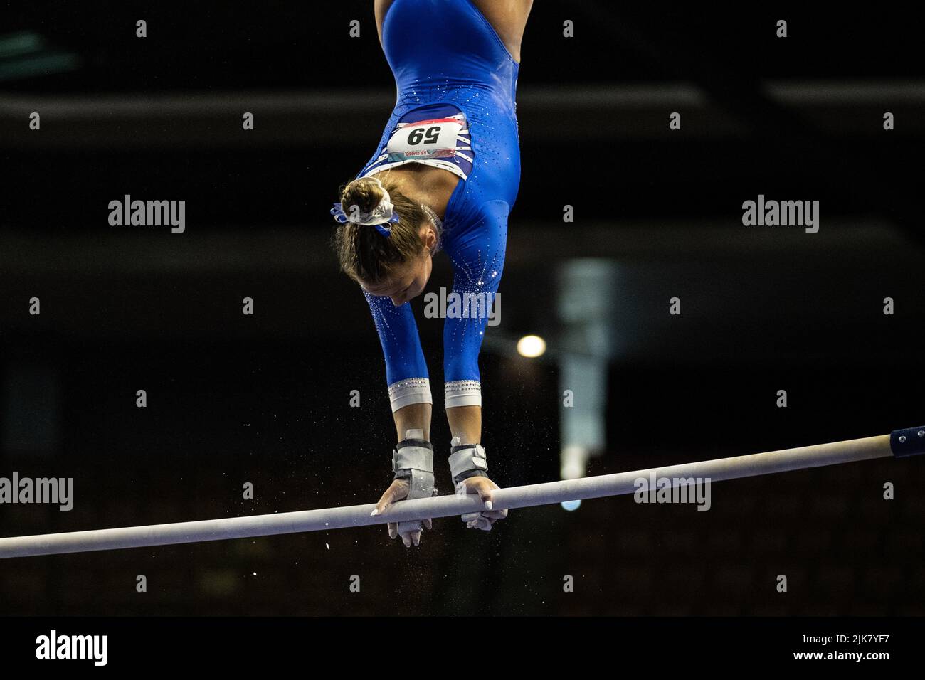 July 30, 2022: Katelyn Rosen from Twin City Twisters competes during ...