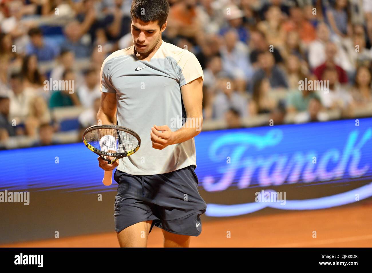 Umago, Umago, Croatia, July 31, 2022, Alcaraz Carlos (ES) during ATP ...