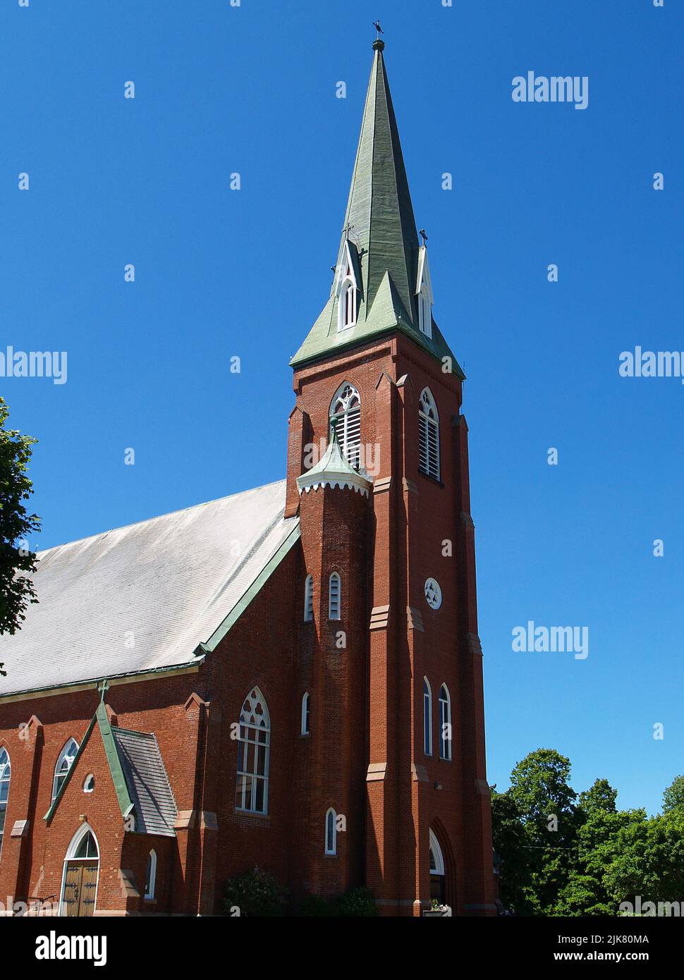 St.Simon and St.Jude Church,Tignish,PEI Stock Photo - Alamy