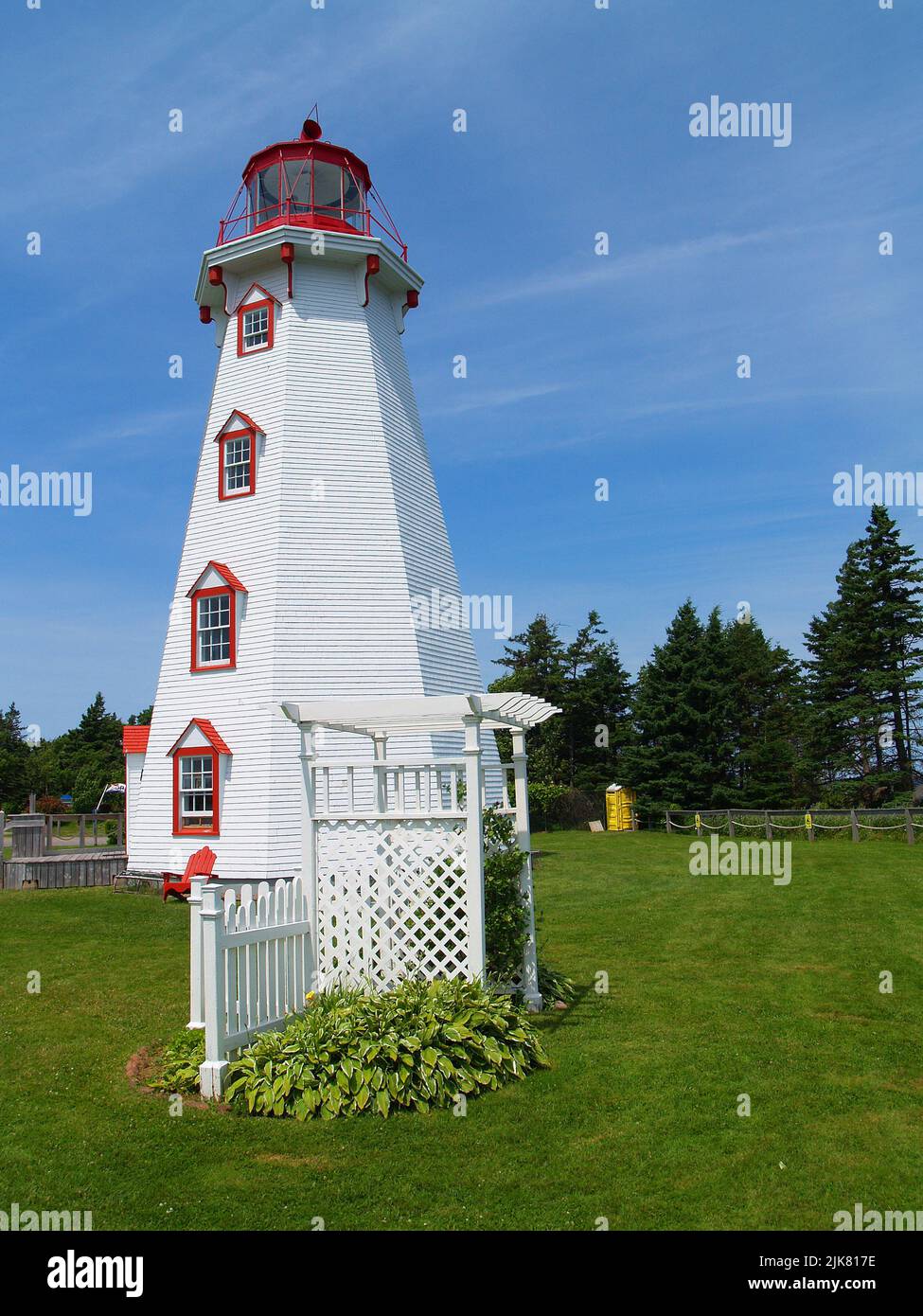 Panmure Lighthouse on Panmure Island,PEI Stock Photo - Alamy