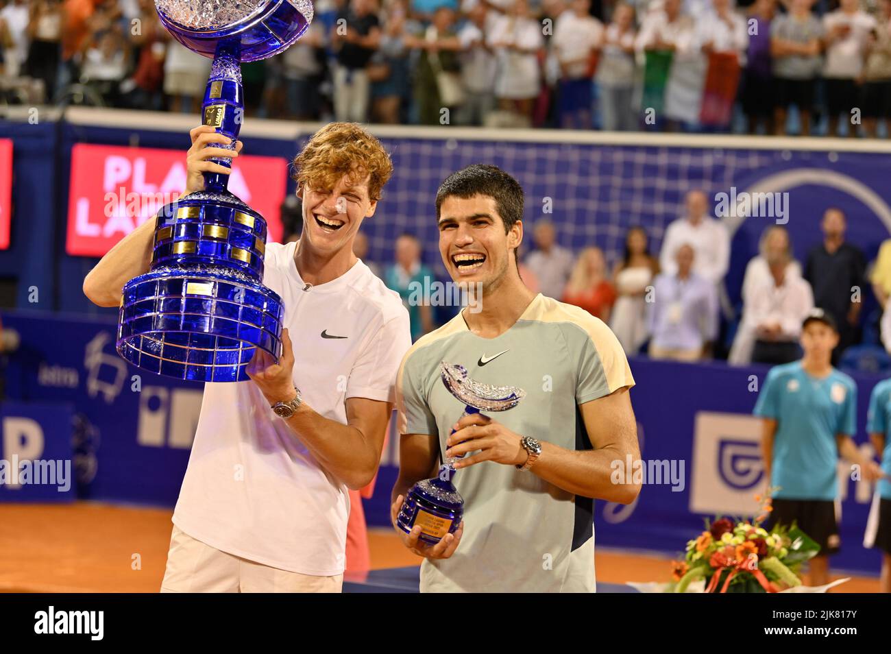 Umago, Umago, Croatia, July 31, 2022, Alcaraz Carlos (ES) during ATP ...