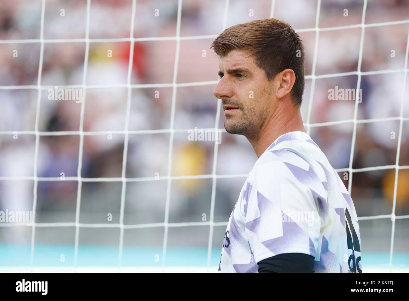 July 30, 2022 Real Madrid goalkeeper Thibaut Courtois during the ...