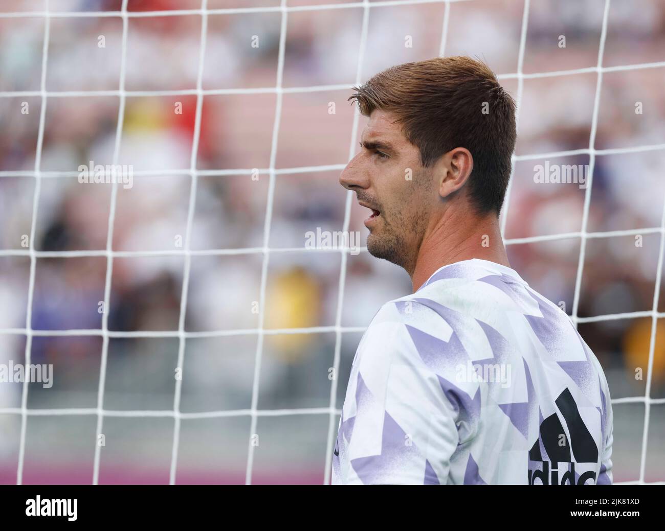 July 30, 2022 Real Madrid goalkeeper Thibaut Courtois during the ...