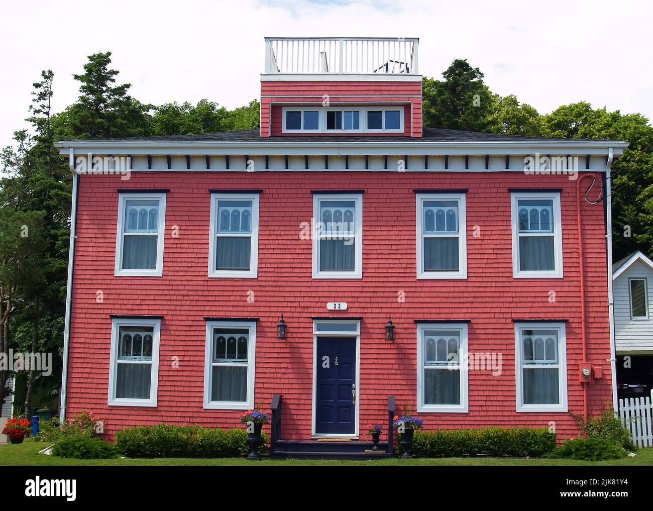 Colorful building on Water Street,Victoria,PEI Stock Photo - Alamy