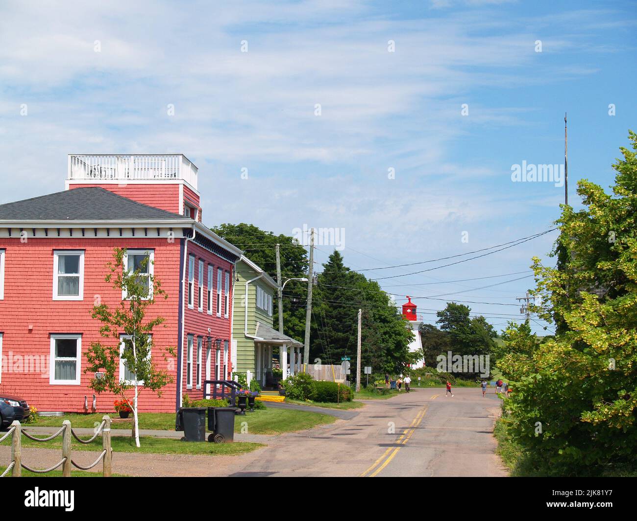 Colorfu/l buildings on Water Street,Victoria,PEI Stock Photo - Alamy