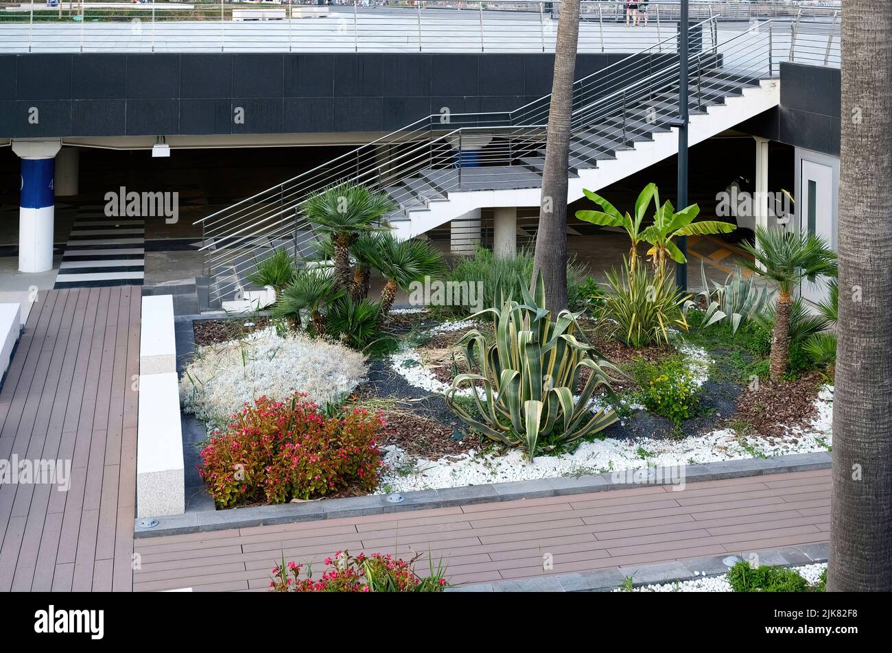 Salerno, the Modern Piazza delle Libertà and the Crescent Palace along ...