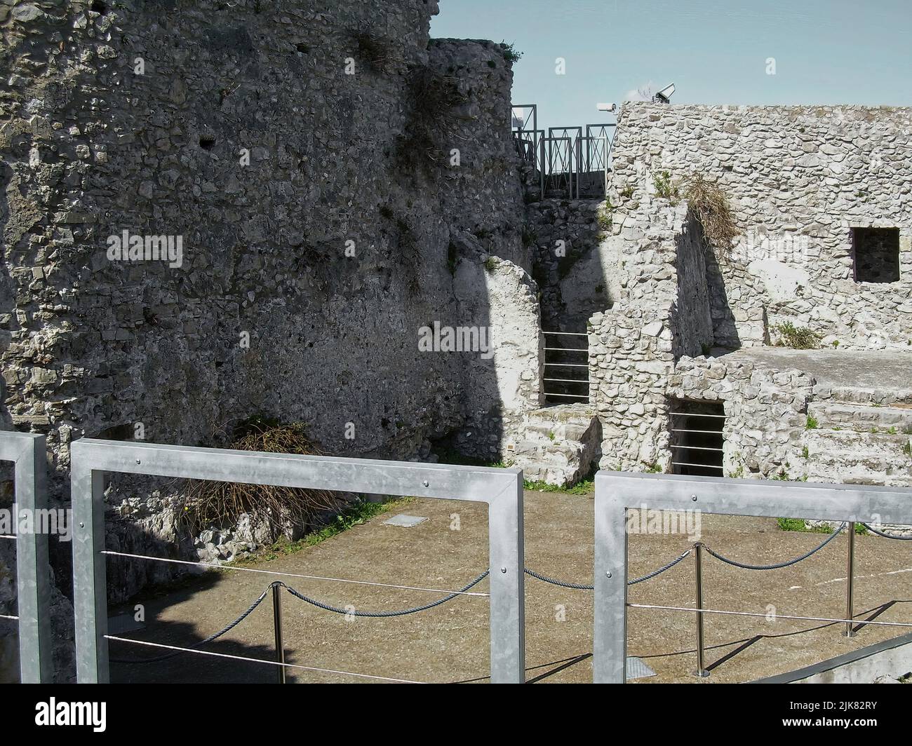 Salerno, Campania, Italy, Longobard castle of Arechi Stock Photo - Alamy
