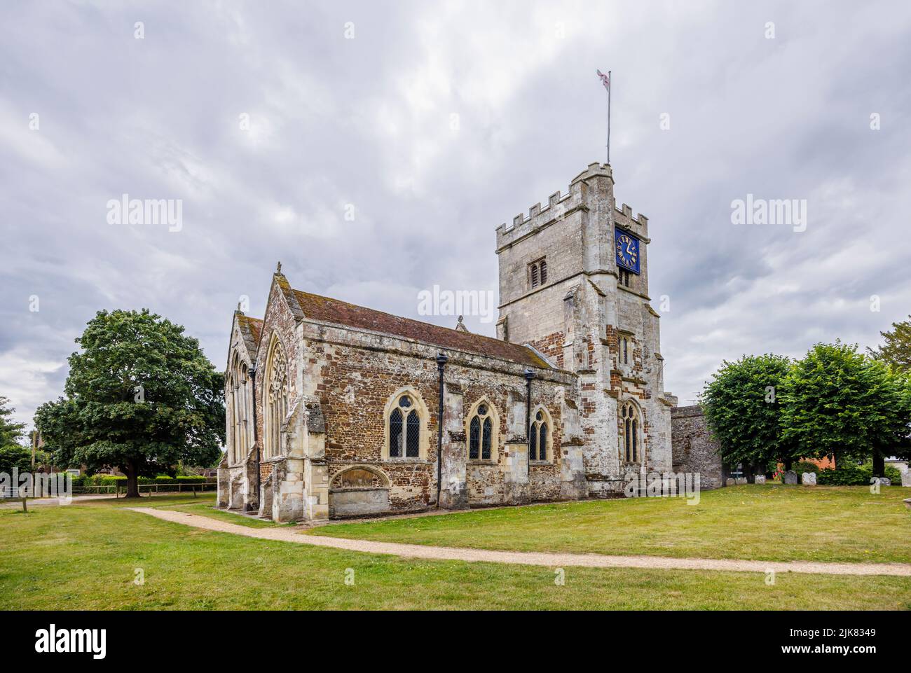 St Mary's parish church in Fordingbridge, a small village in the New ...