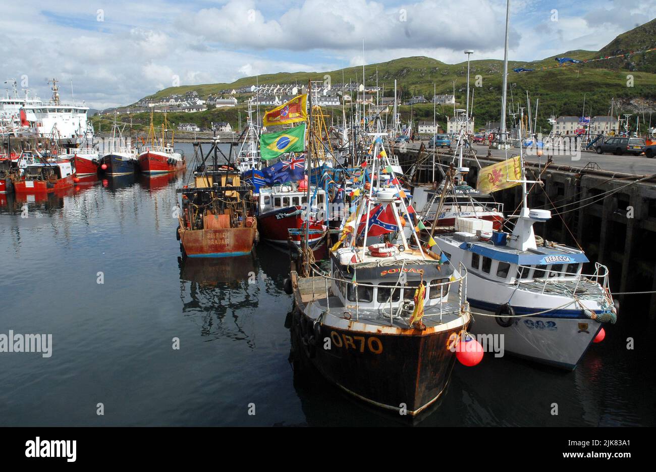 FISHING BOATS, OBAN, SCOTLAND 2006 PIC MIKE WALKER, 2006 Stock Photo ...