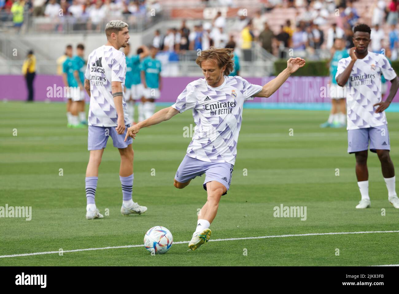 July 30, 2022 Real Madrid Luka Modric during the international friendly ...