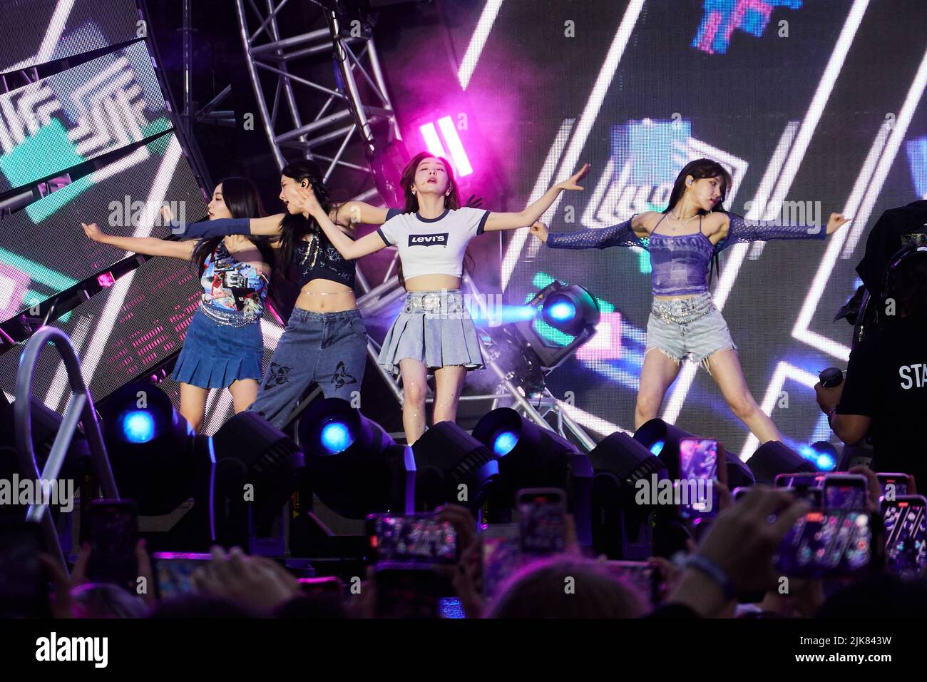 London, UK, 30th July, 2022. Red Velvet performing at MIK (Made In ...