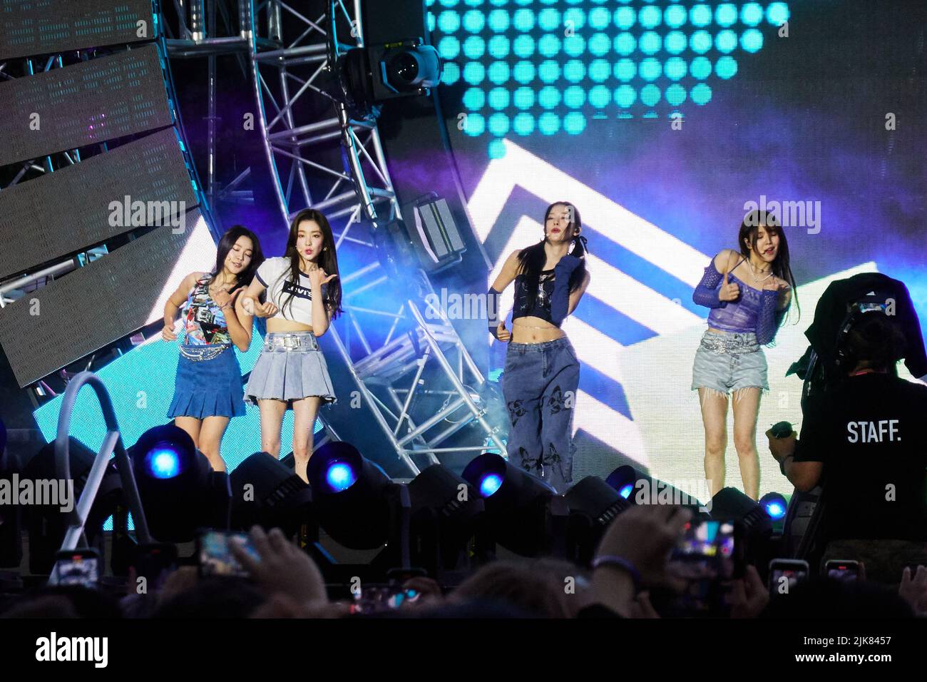 London, UK, 30th July, 2022. Red Velvet performing at MIK (Made In ...