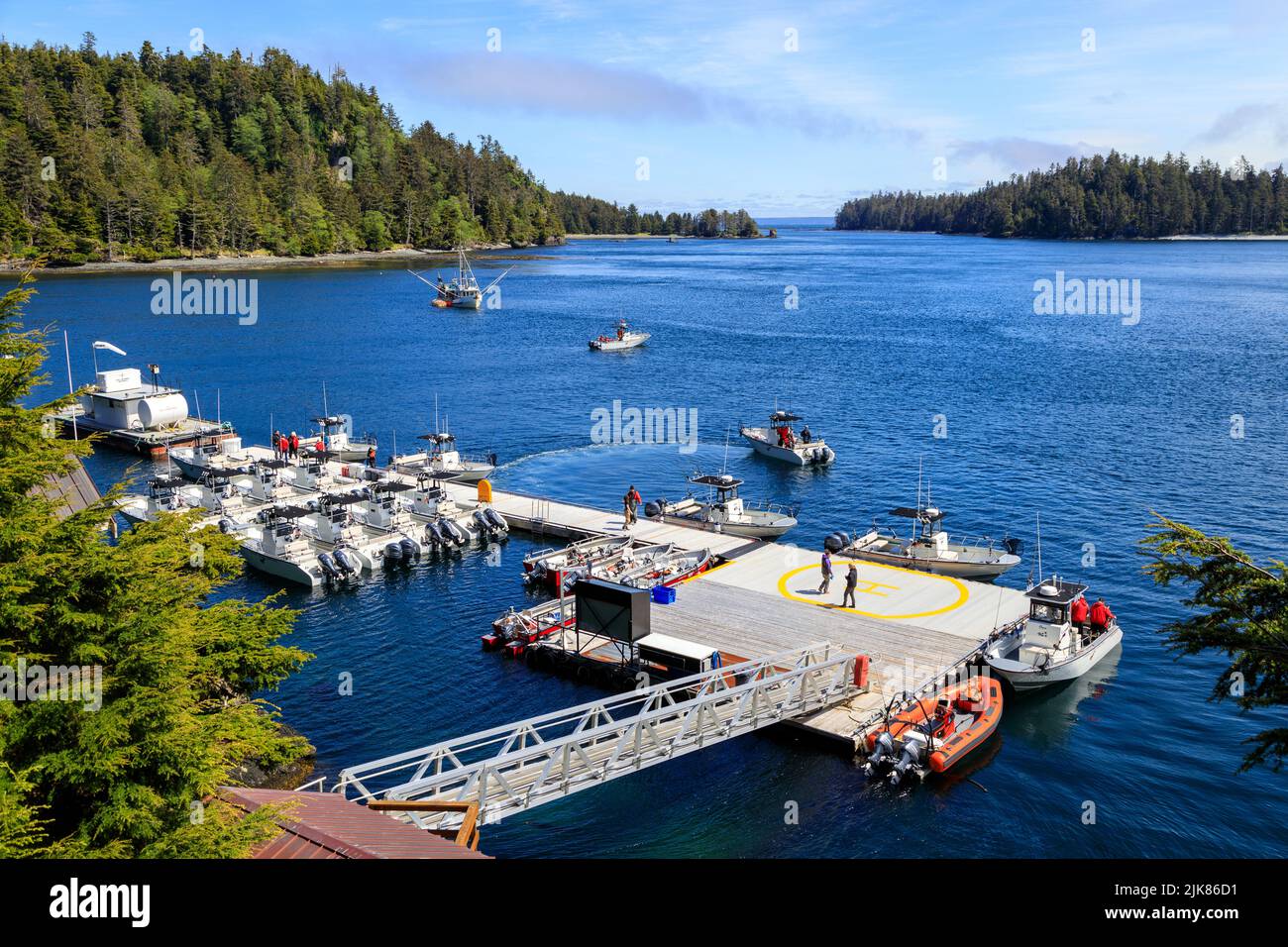 Langara Island, British Columbia, Canada - May 30, 2022: View of the ...