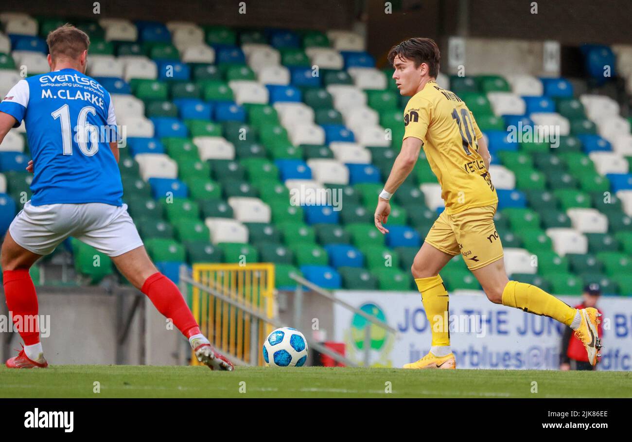 Windsor Park, Belfast, Northern Ireland, UK. 19 July 2022. UEFA ...