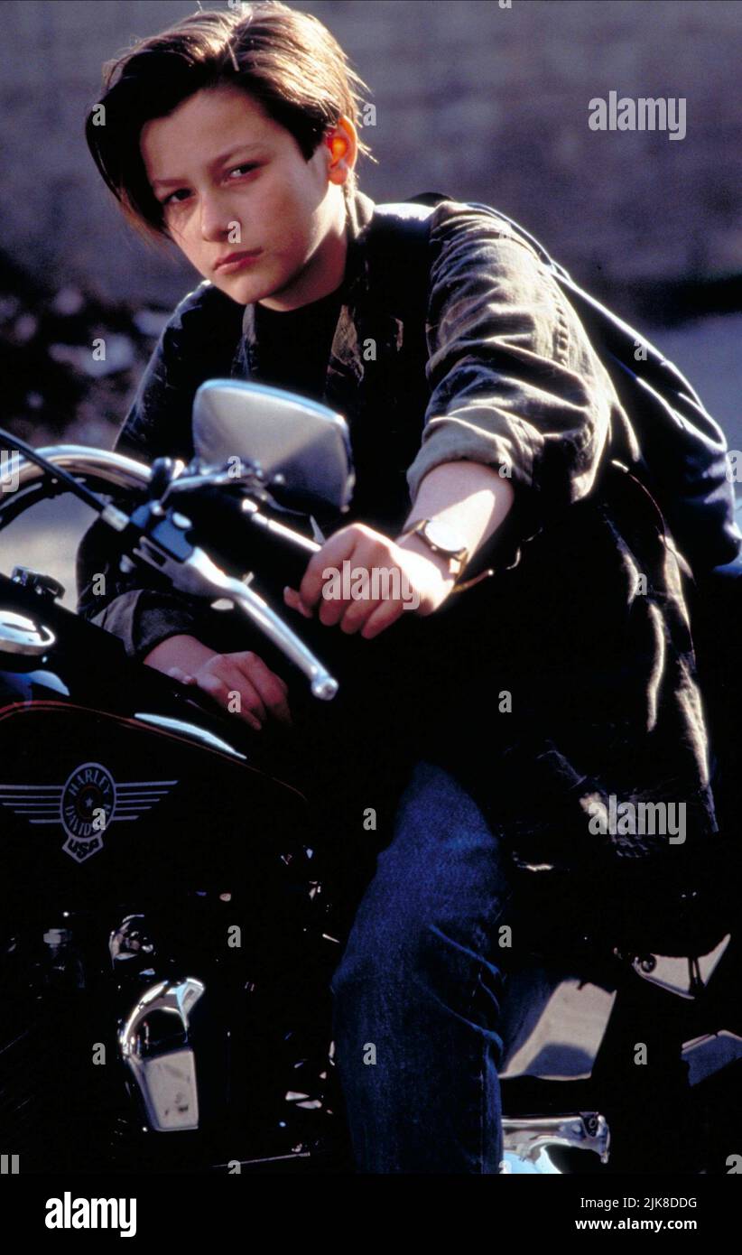 Terminator 2 Arnold Schwarzenegger On Motorcycle