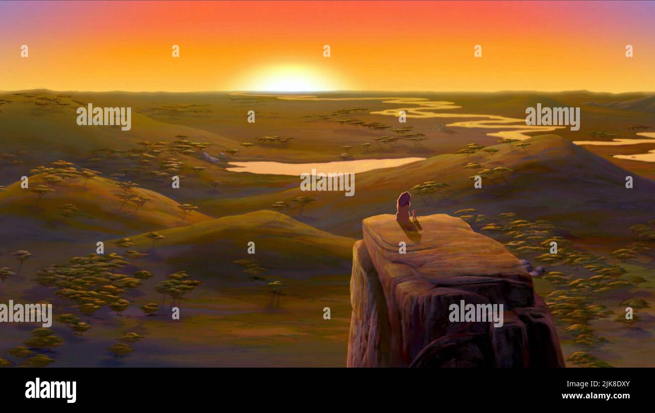 Pride Rock Scene Film: The Lion King (USA 1994) Director: Roger Allers ...