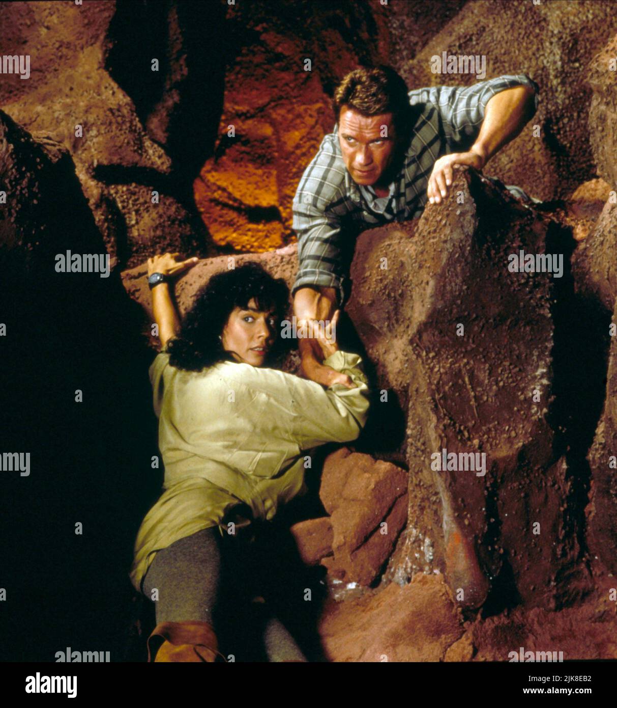 Rachel Ticotin & Arnold Schwarzenegger Film: Total Recall (USA 1990 ...