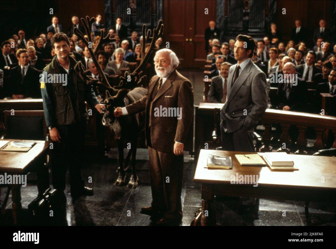 Reindeer, Richard Attenborough & Dylan Mcdermott Film: Miracle On 34th ...