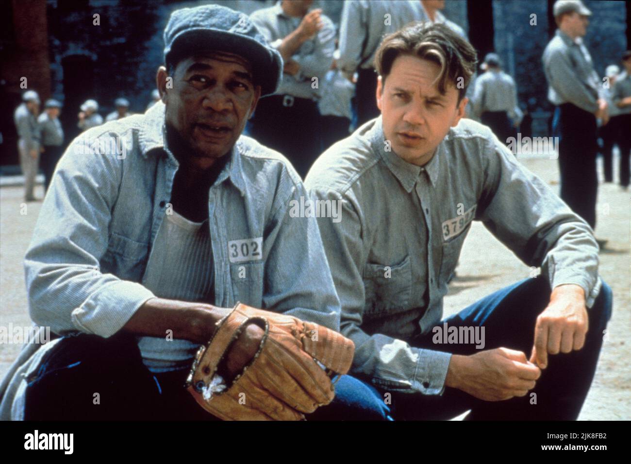 Morgan Freeman & Tim Robbins Film: The Shawshank Redemption (USA 1994 ...