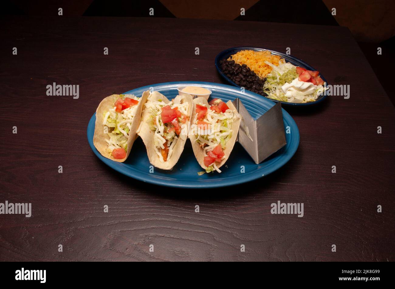 Authentic tex mex mexican cuisine known as a fish Taco Stock Photo - Alamy