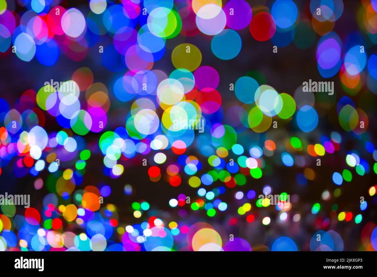 Blurred background with colorful bokeh lights. Background blurred ...