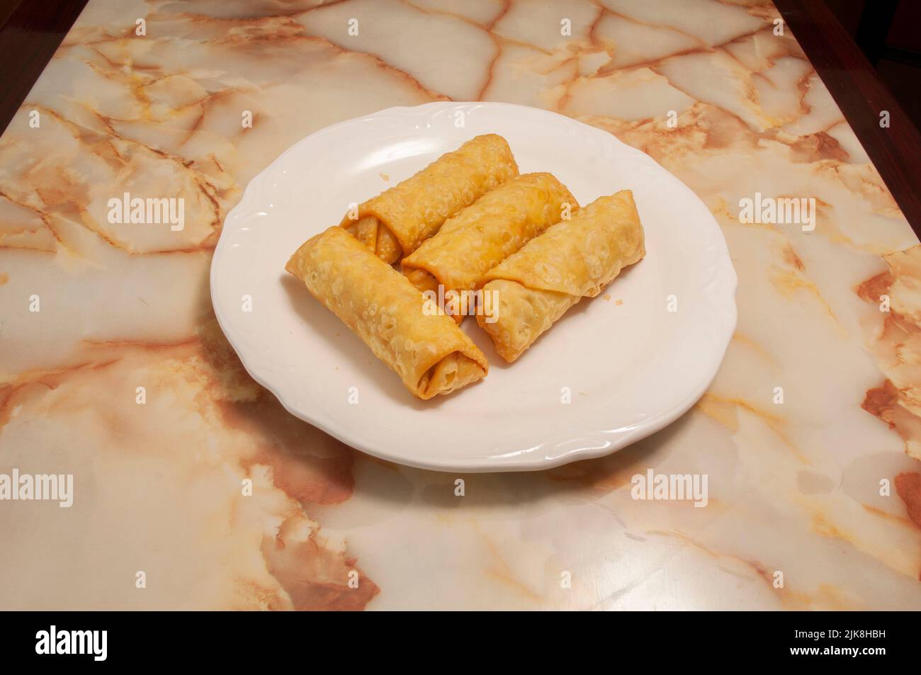 Delicious Chinese dish known as egg rolls Stock Photo - Alamy