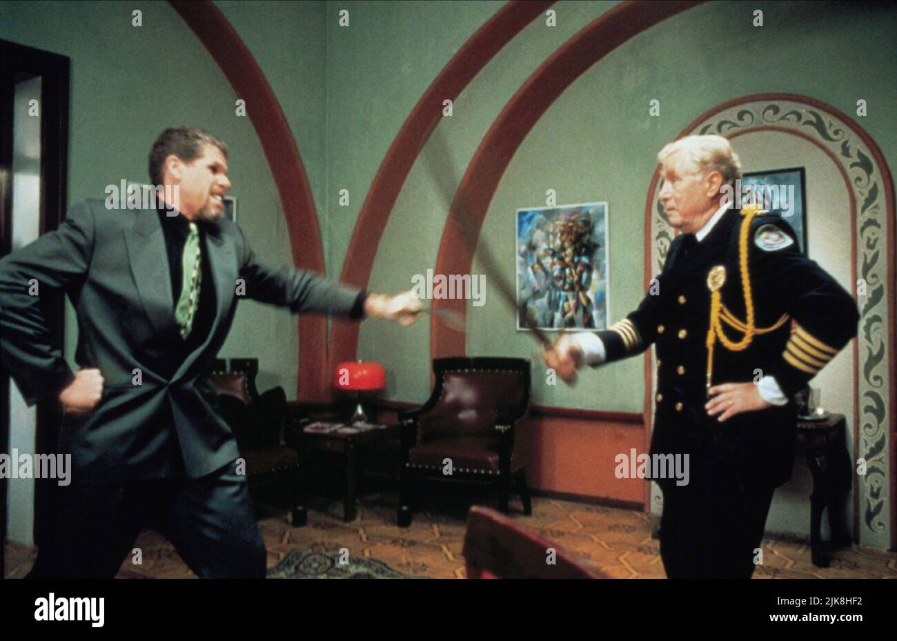 Ron Perlman & George Gaynes Film: Police Academy: Mission To Moscow ...