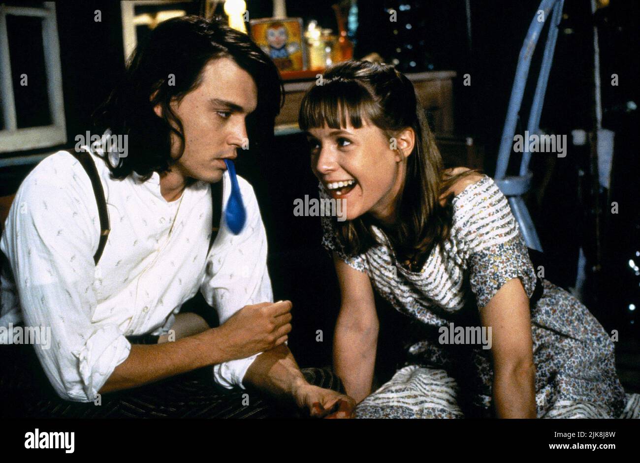 Johnny Depp & Mary Stuart Masterson Film Benny & Joon (1993) Characters: Sam & Juniper 'Joon ...