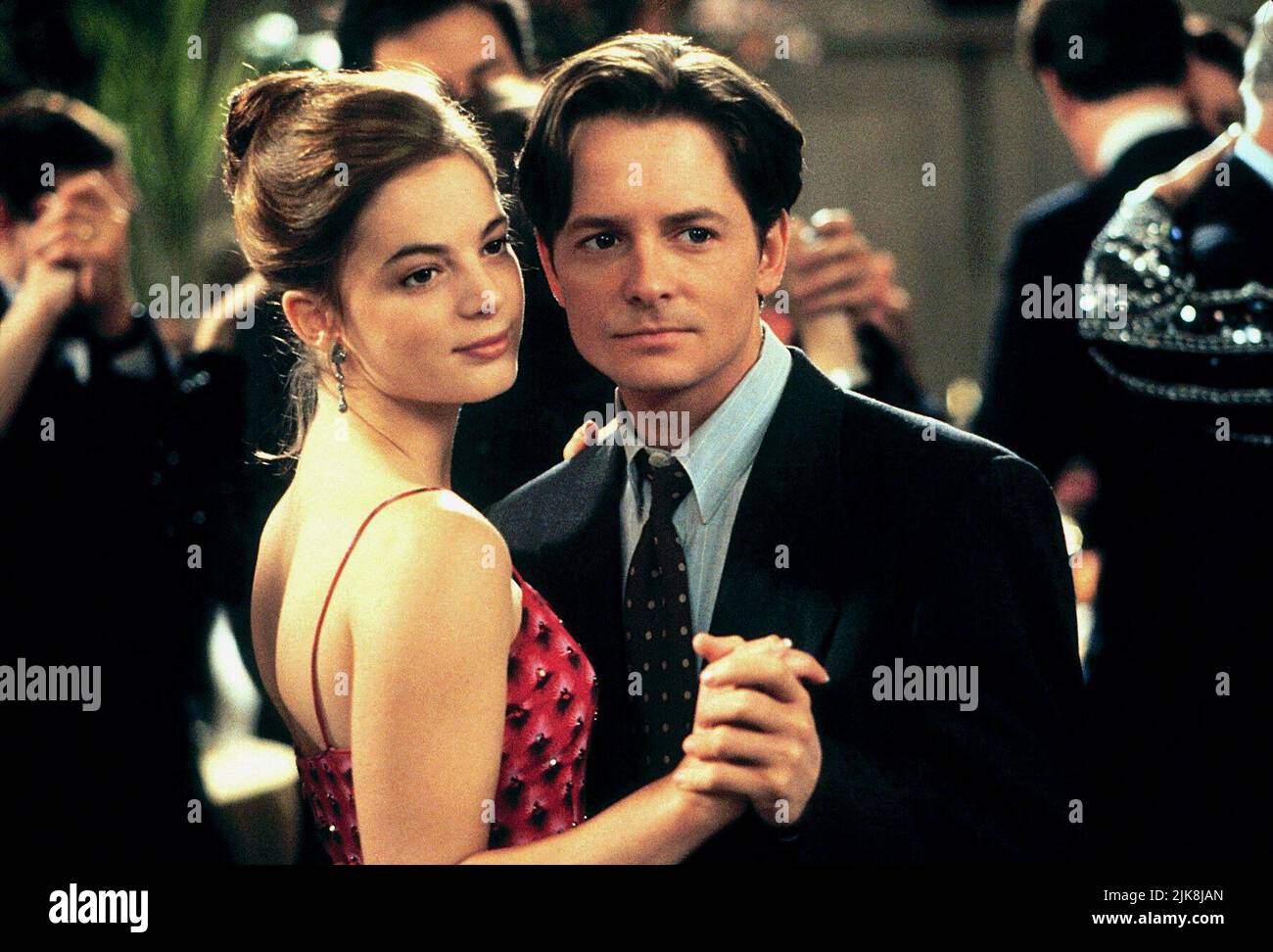 Gabrielle Anwar & Michael J. Fox Film For Love Or Money; The Concierge ...