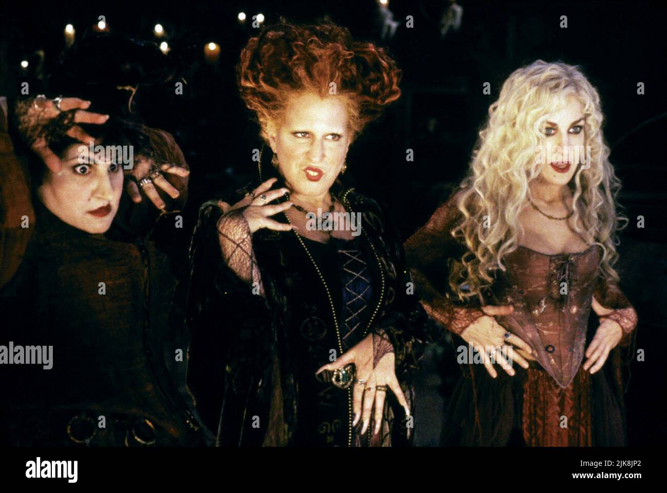 Kathy Najimy, Bette Midler & Sarah Jessica Parker Film: Hocus Pocus ...