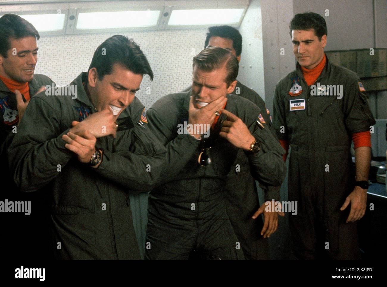 Charlie Sheen & Cary Elwes Film Hot Shots! (1993) Characters: Lt ...