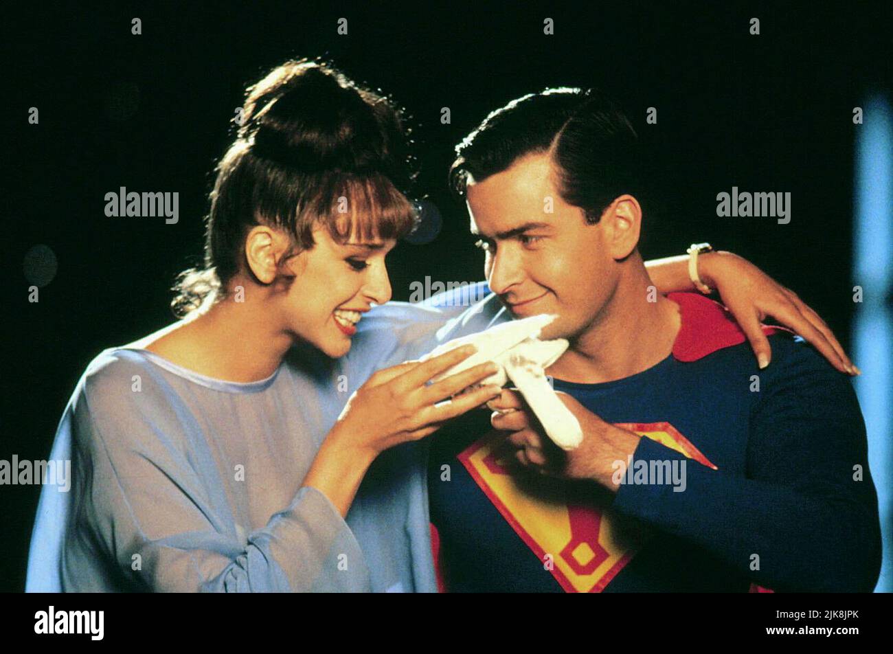 Valeria Golino & Charlie Sheen Film Hot Shots! (1991) Characters ...